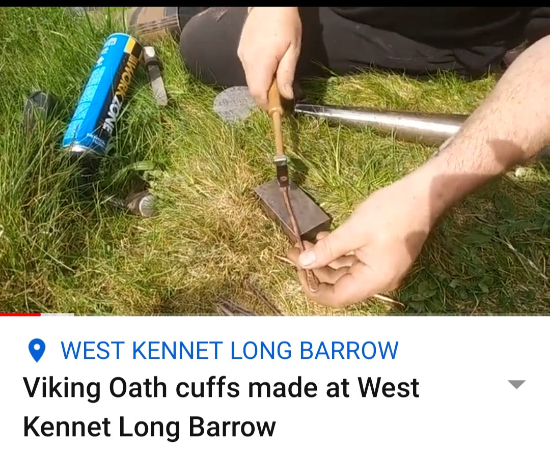 Geoff Davison Handcrafted hammered bronze cuffs made at West Kent Long ...