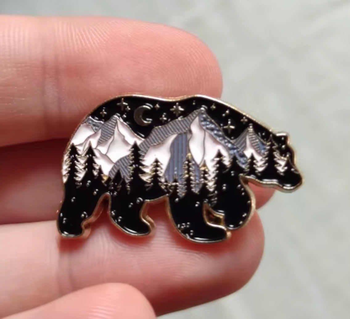 Enamel Bear Pin